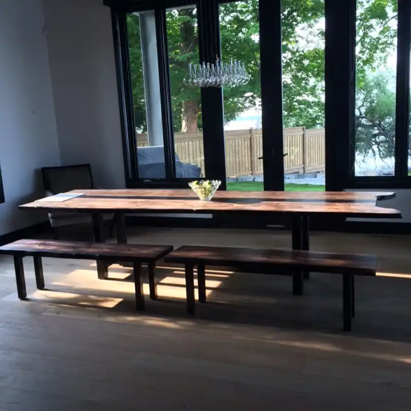 Live Edge Wood Benches