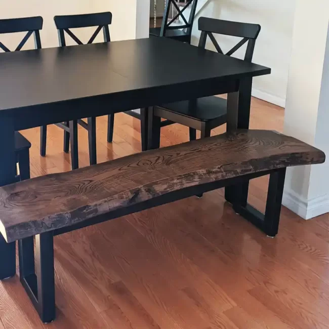 Live Edge Wood Benches