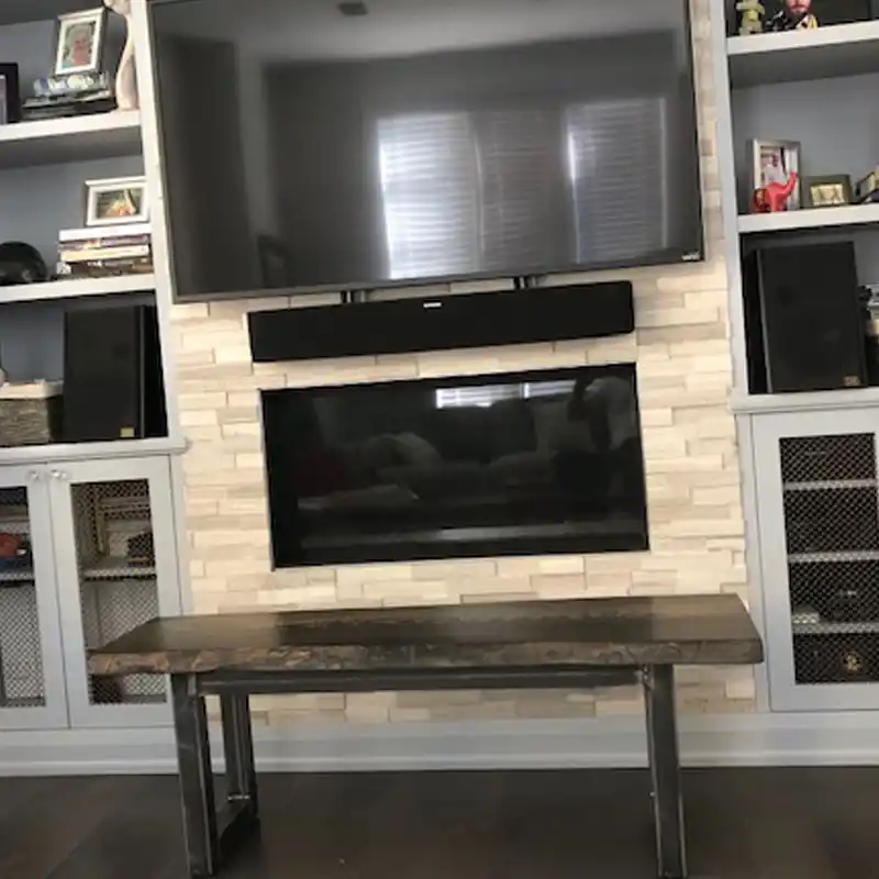 Live Edge Wood Benches