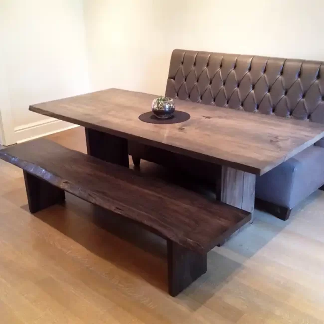 Live Edge Wood Benches